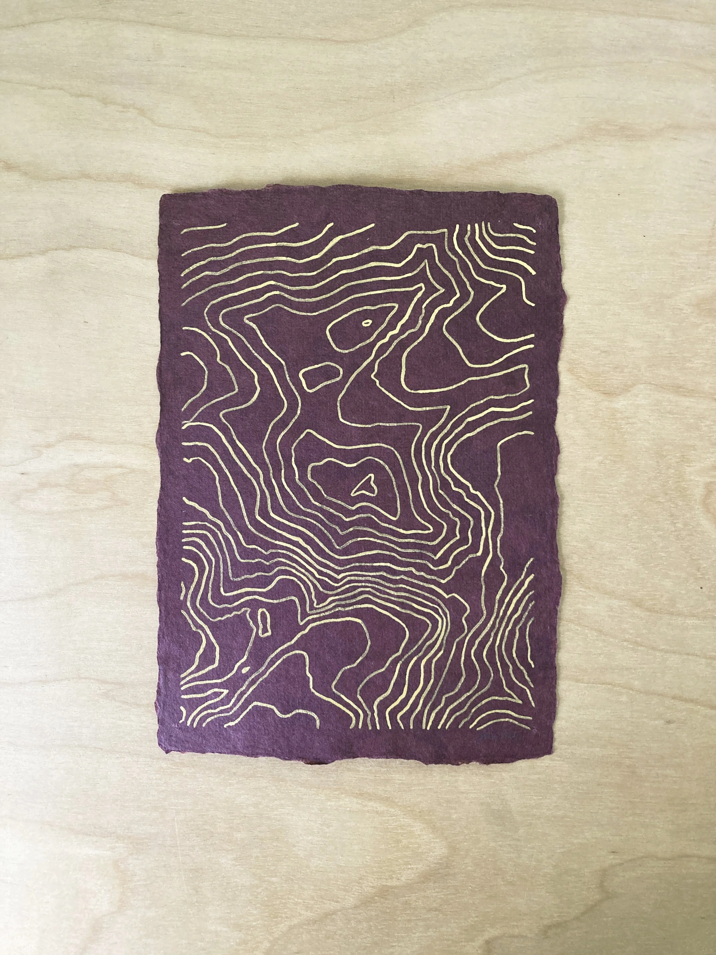 Mt Whitney - Topo Watercolor — Forest Culture Design