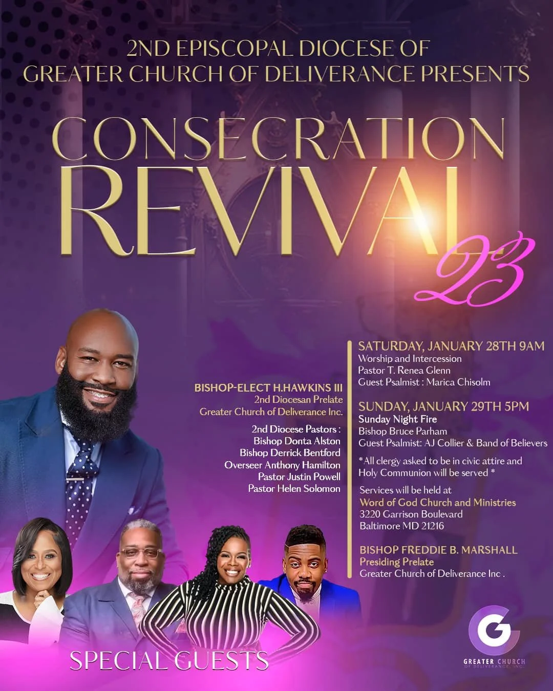 Events — AJ Collier & Band of Believers