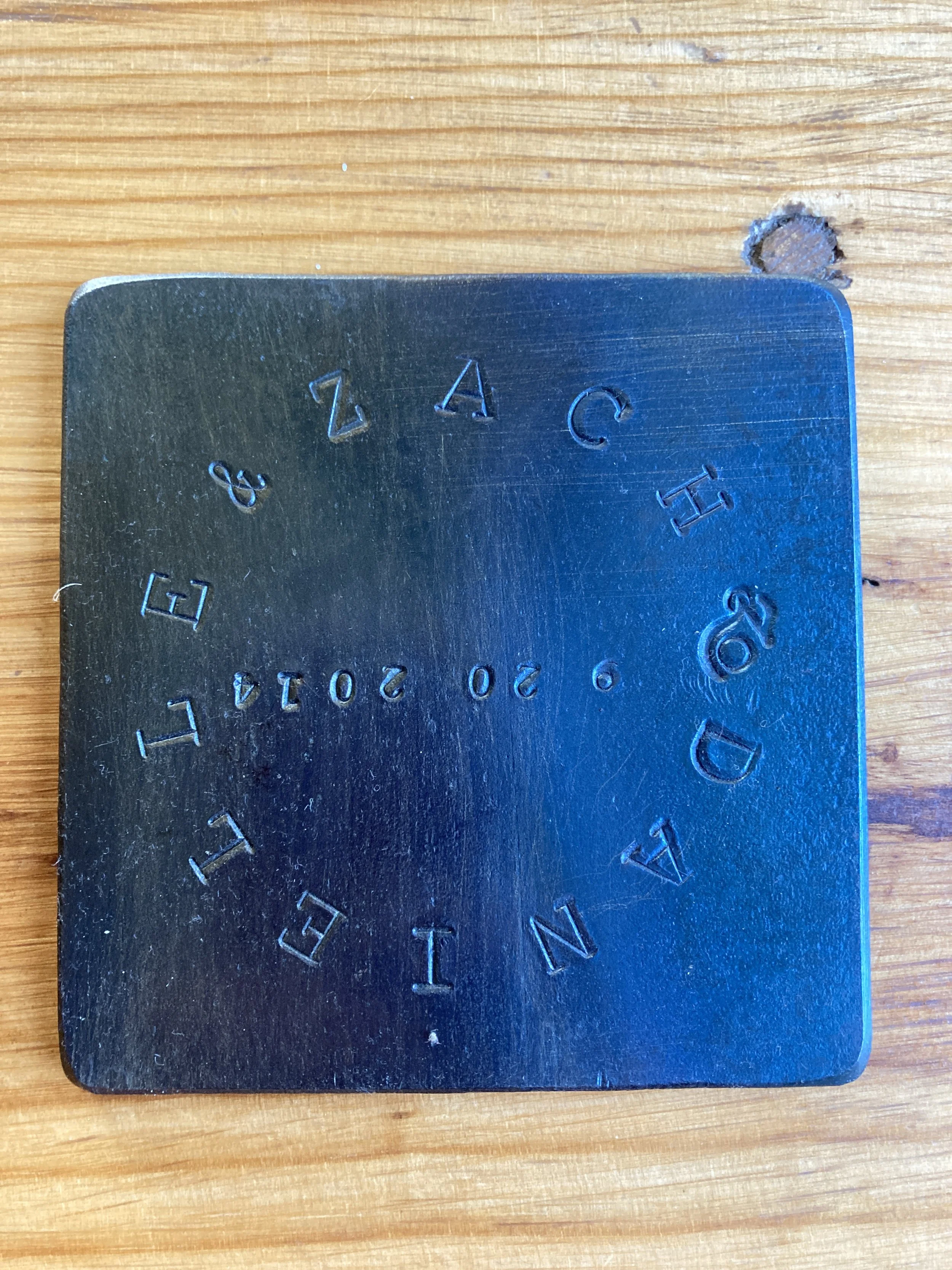 Montana Hand-Made, Hand-Forged Steel Coasters, set of 4 — Meridian Farm ...