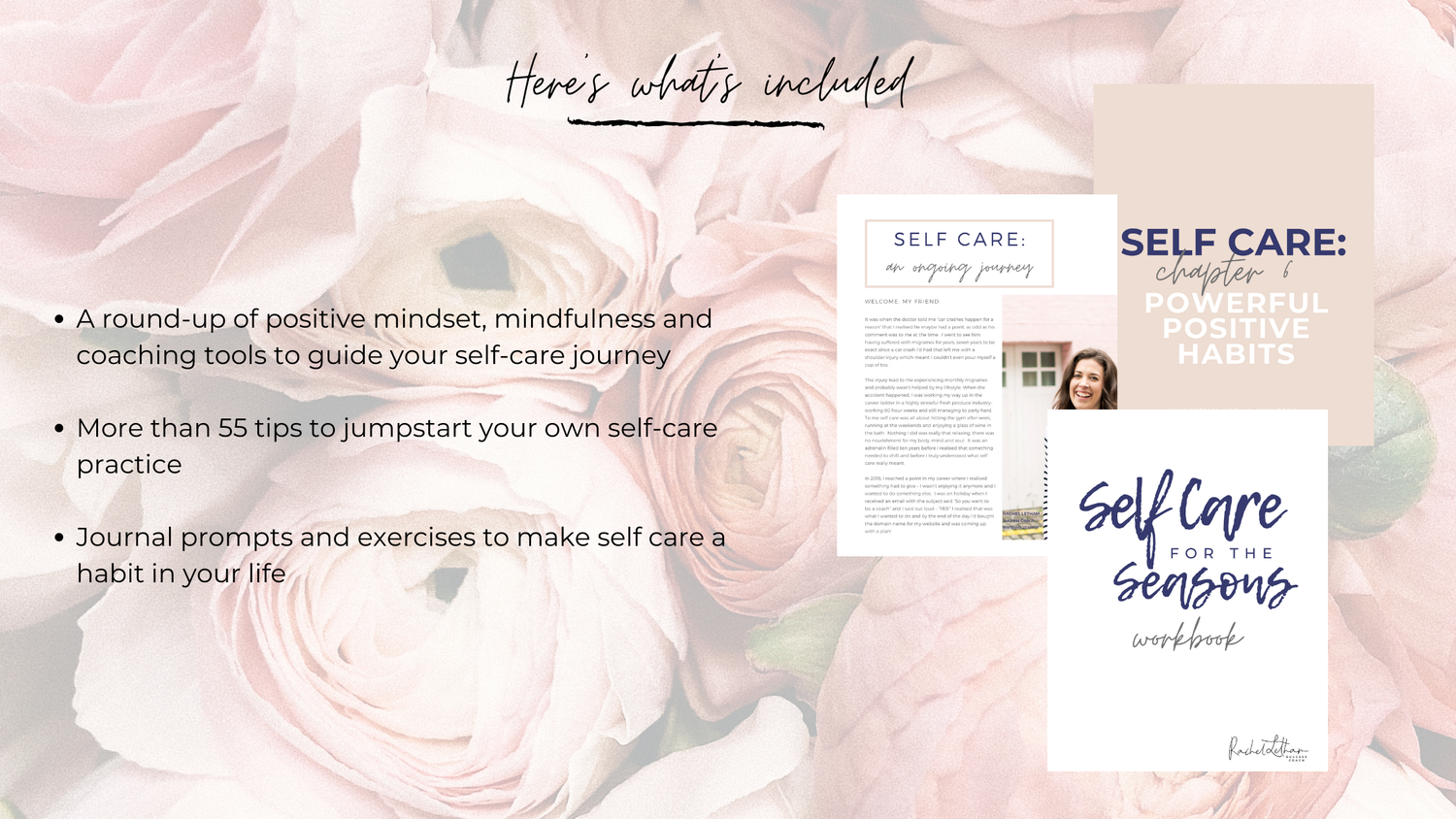 Self Care for the Seasons: Self Care Book — Rachel Letham: Success Coach