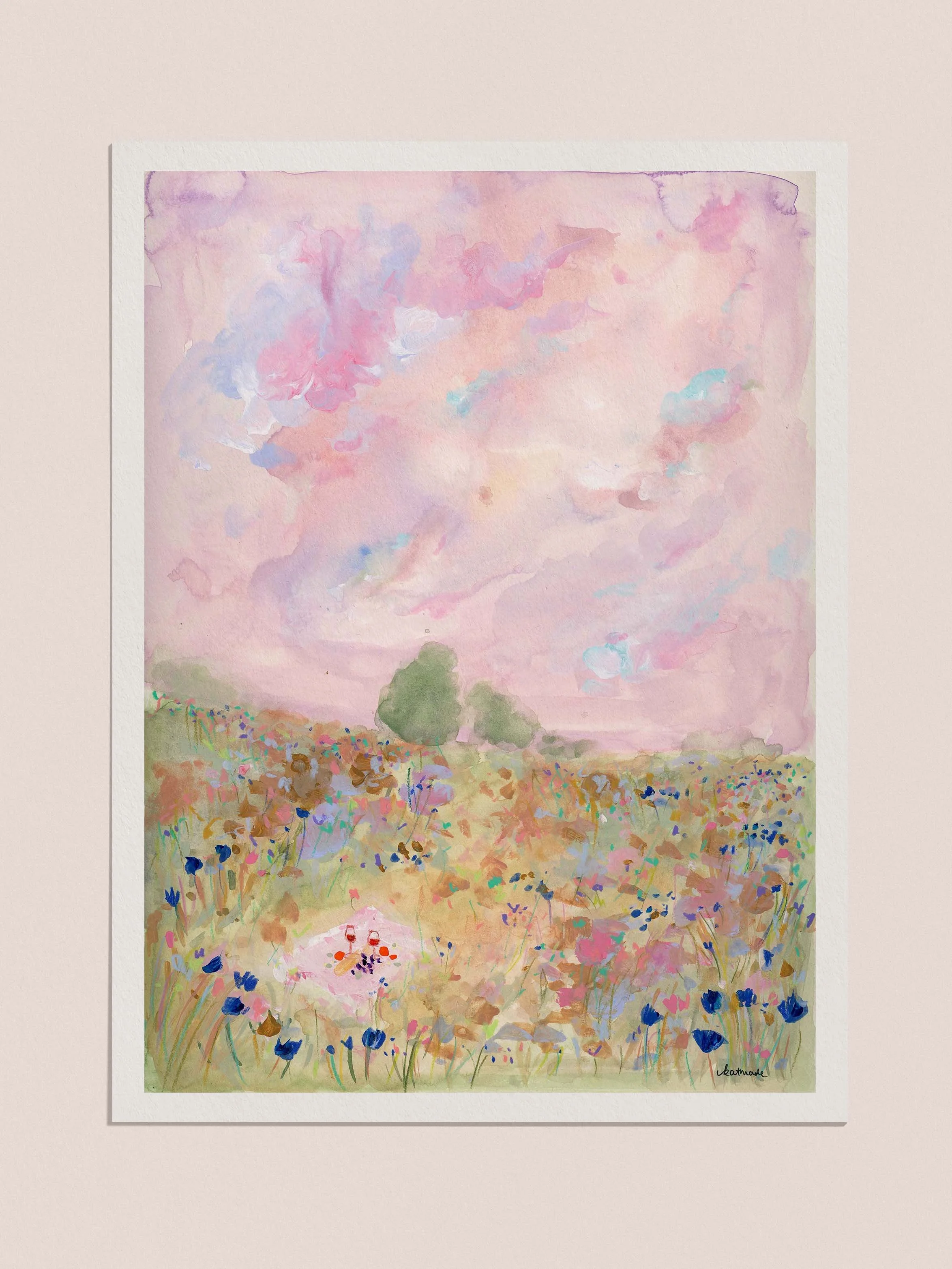 Having a Picnic - Art Print — katmade