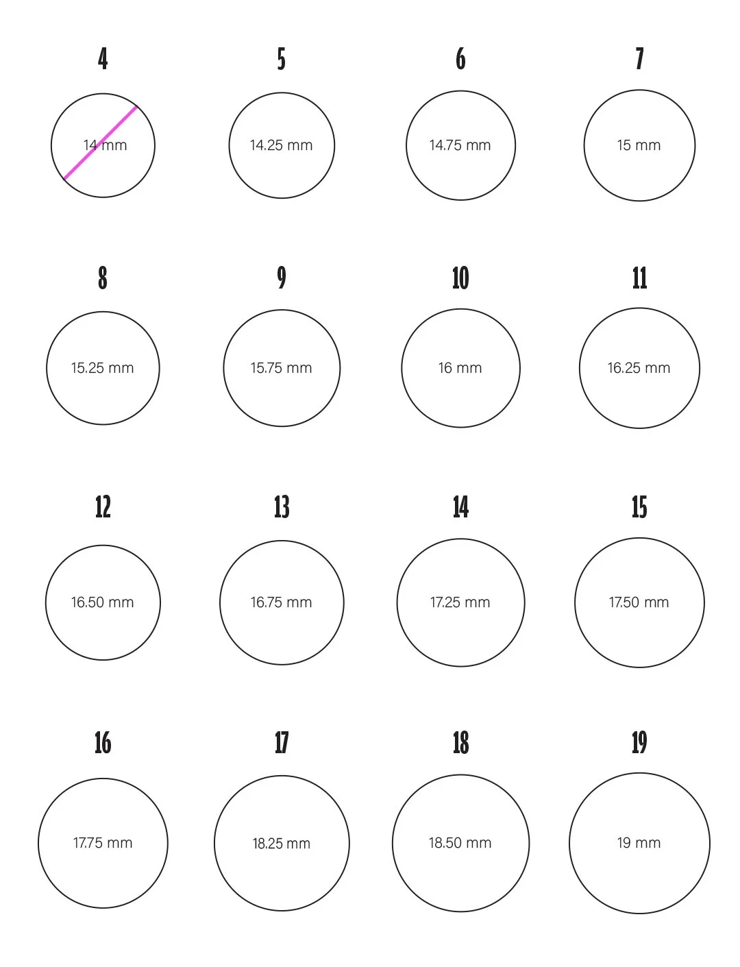 Ring Size — BEATRIZ JARDINHA