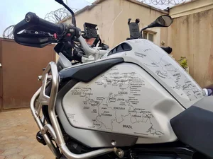 BMW R1200GS R1250GS LC Adv 14-on GS Adv Tank Map Stickers Decals ...
