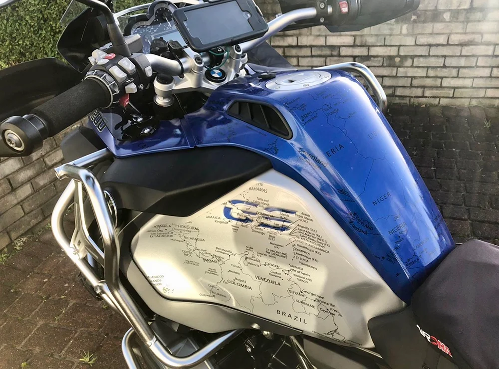 BMW R1200GS R1250GS LC Adv 14-on GS Adv Tank Map Stickers Decals ...