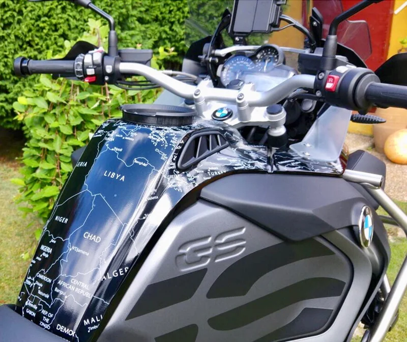 BMW R1200GS R1250GS LC Adv 14-on Protection Film GS Tank Map Decals ...