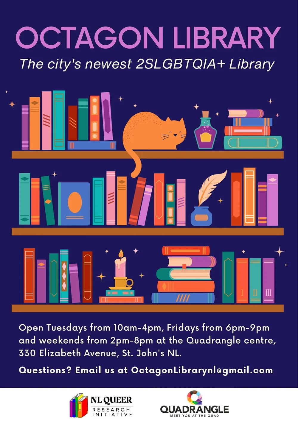 The Octagon 2SLGBTQIA+ Library — Quadrangle