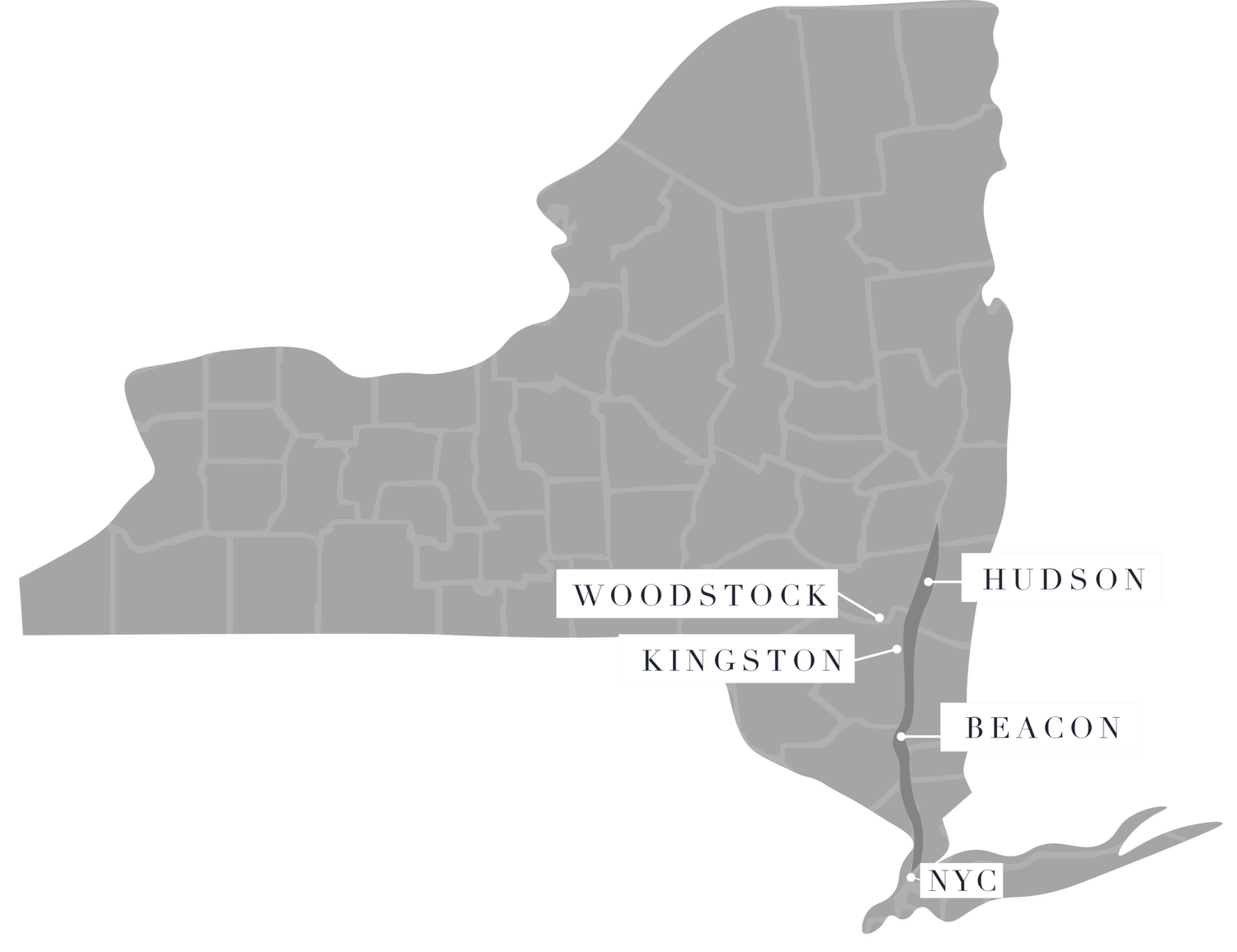 Upstate, New York Town Guides — And North