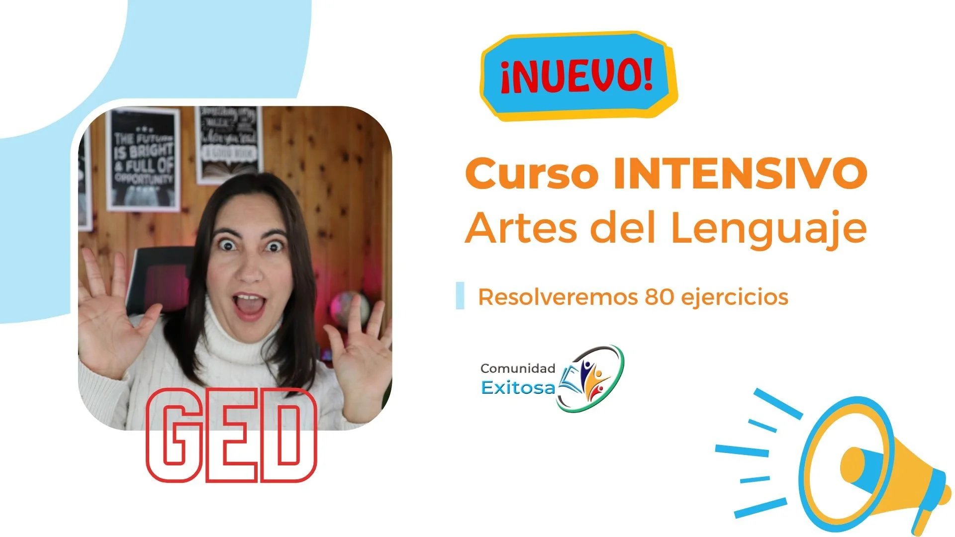 🗓️ Curso INTENSIVO de Artes del Lenguaje ️ — Comunidad Exitosa