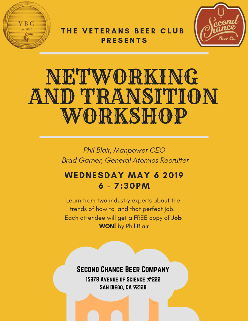 VBC 2019 Events — Veterans Beer Club