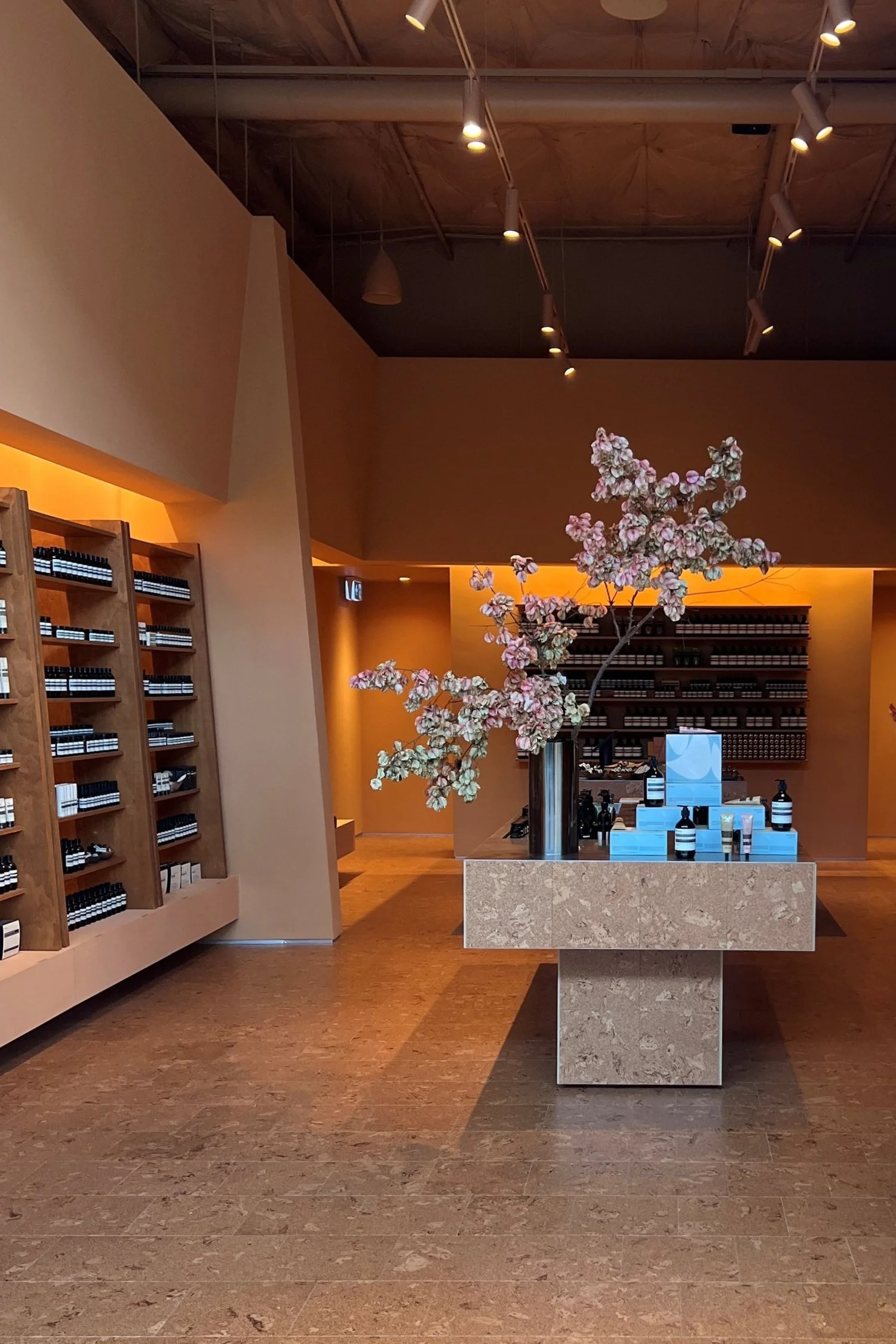 Aesop Store - Harvest Collection Tannin Cork Floor Tiles - Sustainable ...