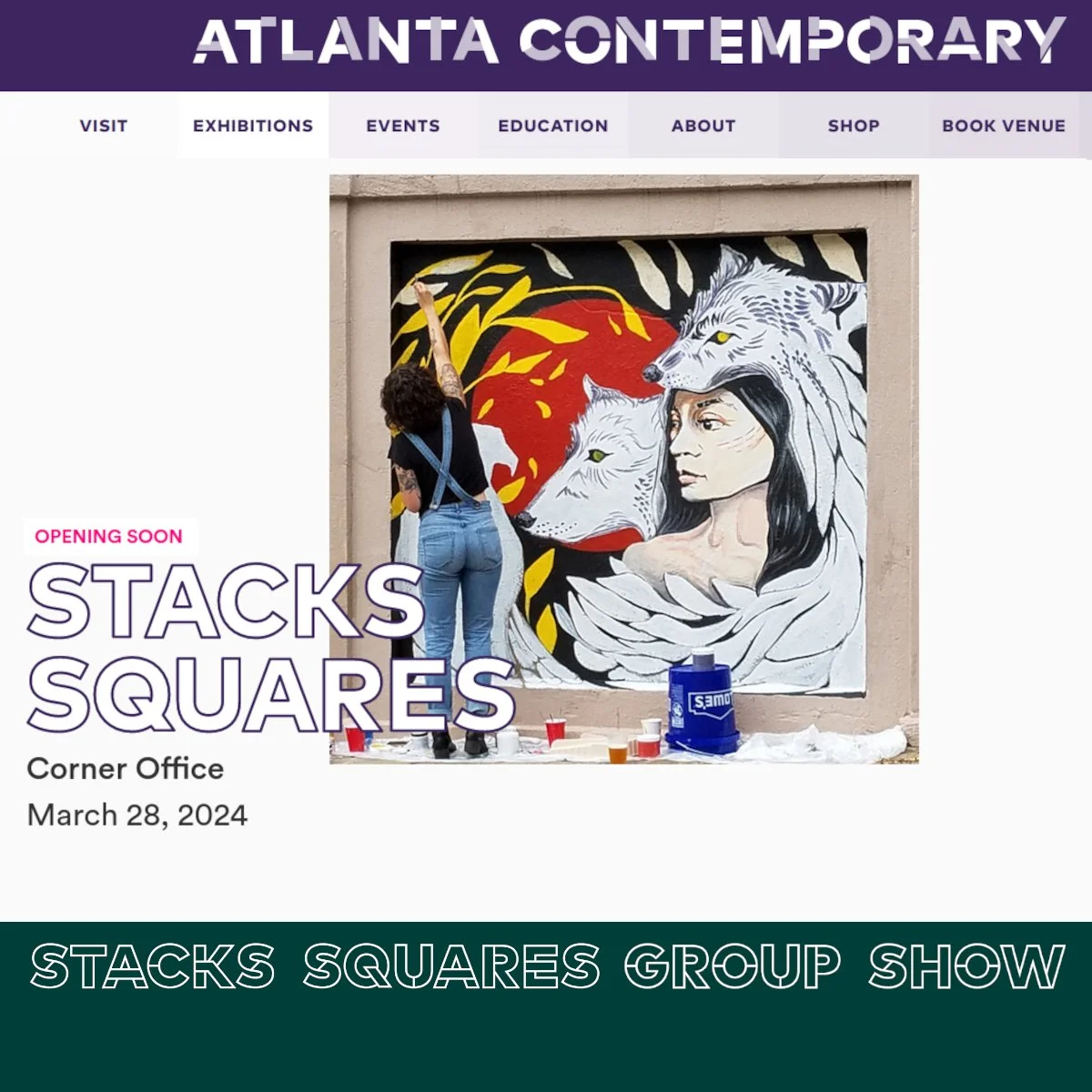 Stacks Squares Mural Project — Cabbagetown, Atlanta
