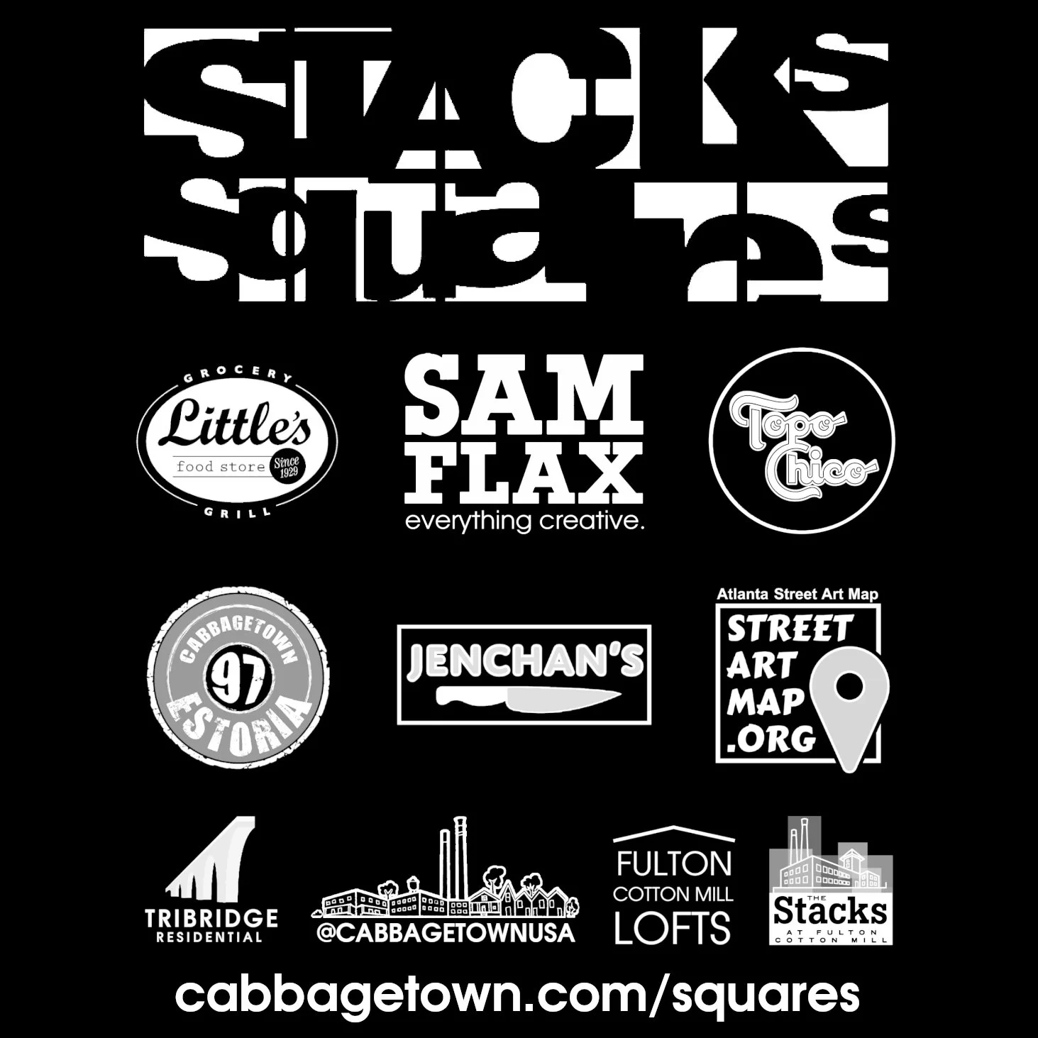 Stacks Squares Mural Project — Cabbagetown, Atlanta