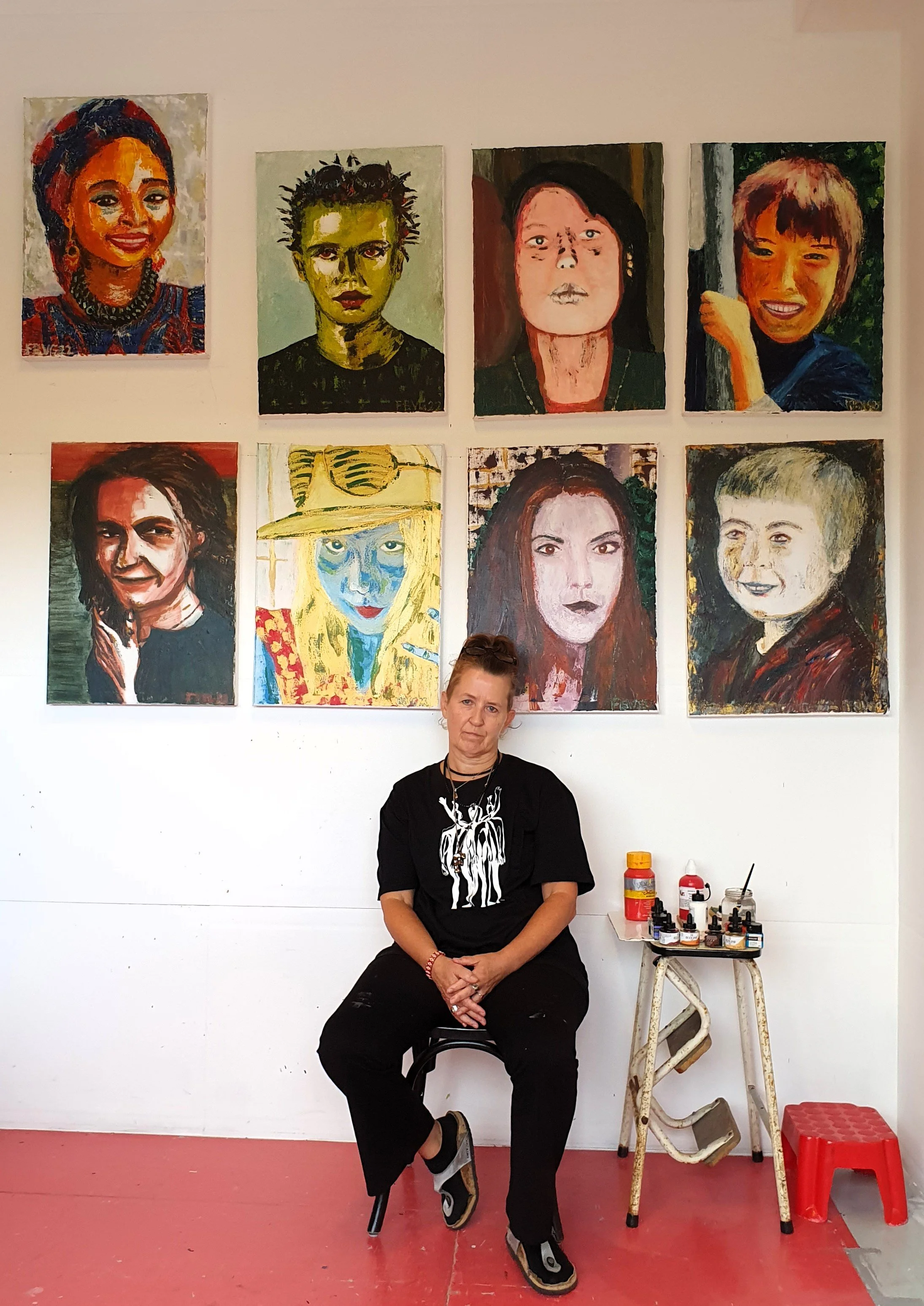 September 2023 Photographs of FBVG in her studio — FBVG — FBVG