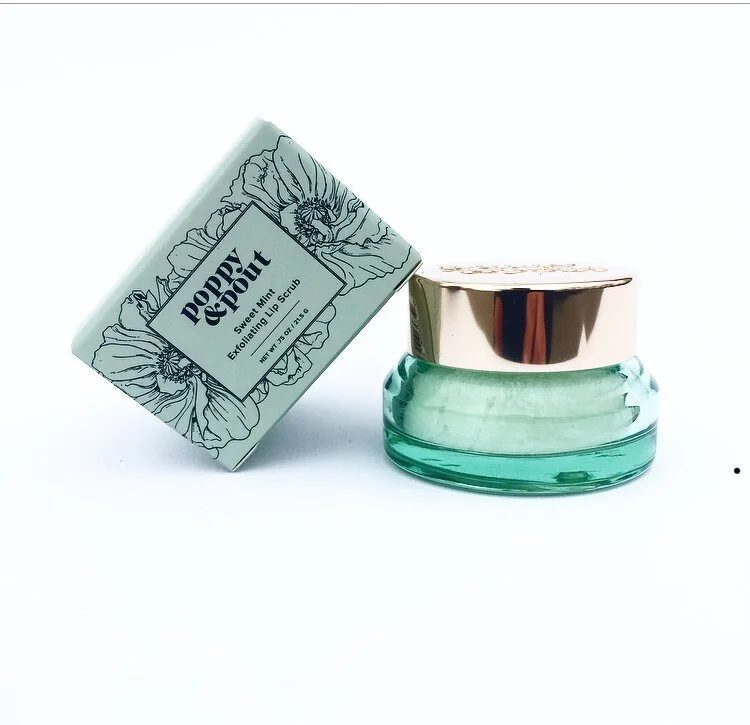 Poppy & Pout Sweet Mint Lip Scrub — SHIMMER