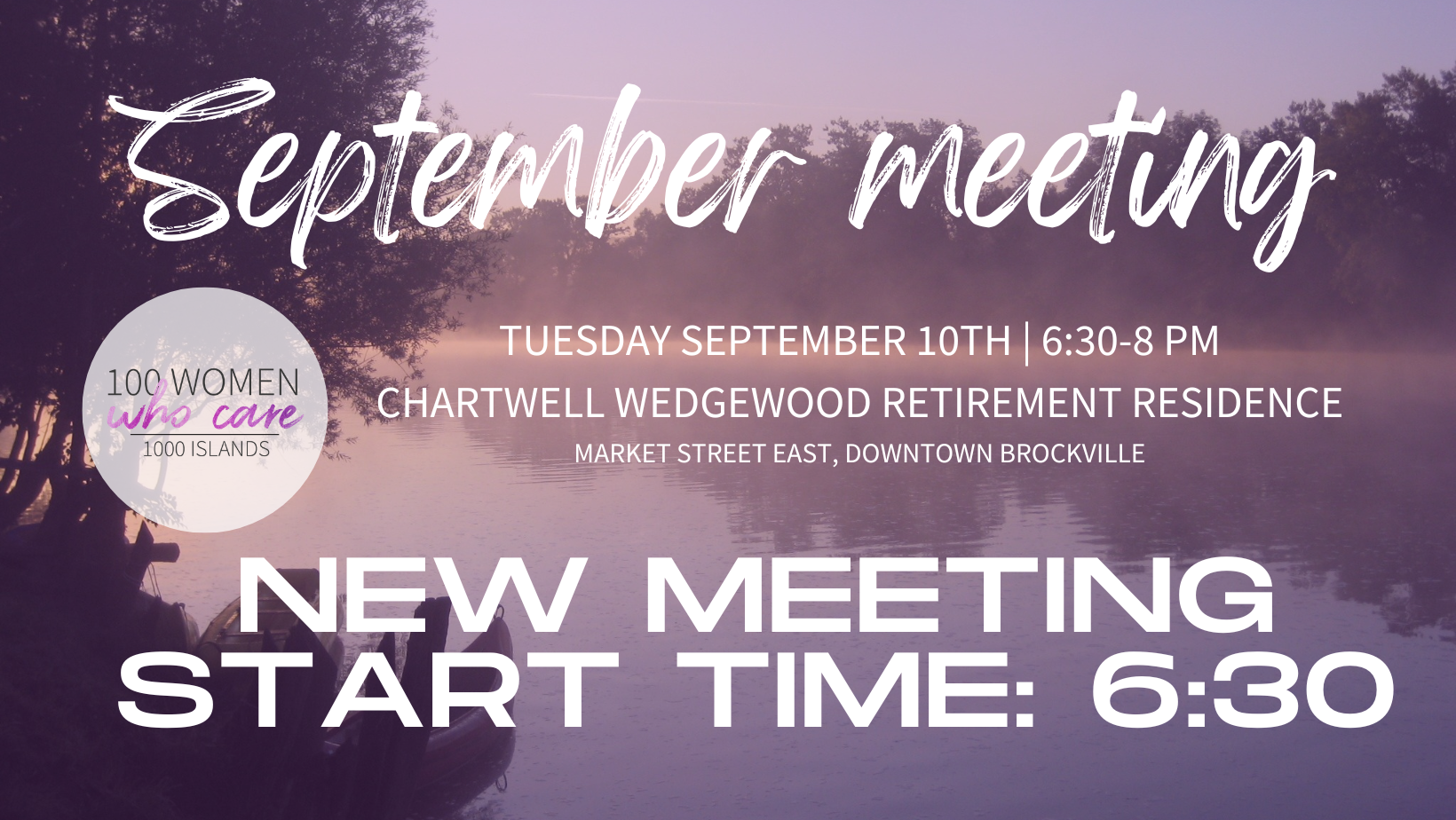 September 2024 Meeting — 100 Women Who Care 1000 Islands