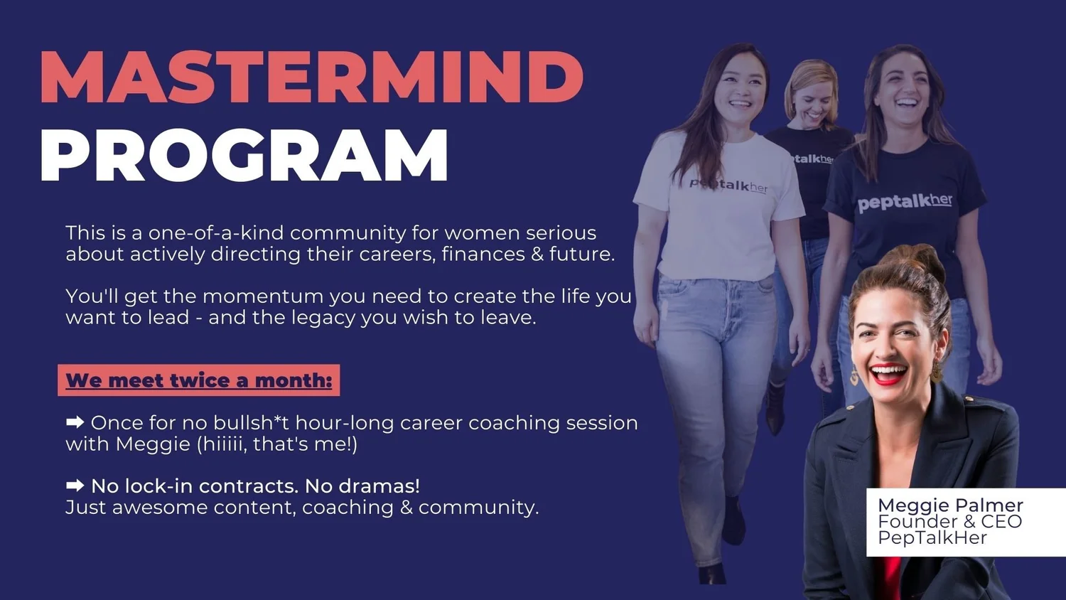 Mastermind Application — PepTalkHer