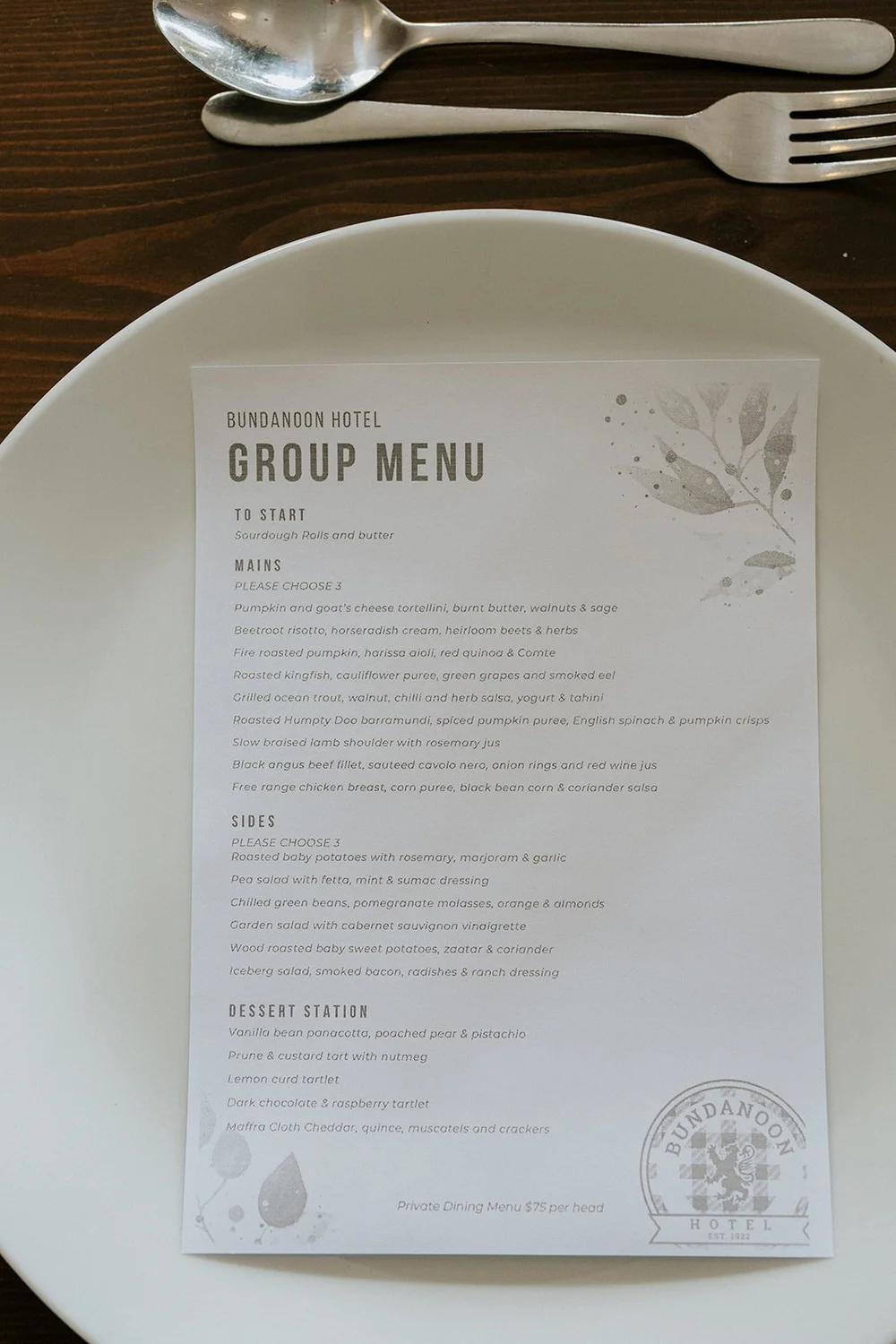 DINE — Bundanoon Hotel