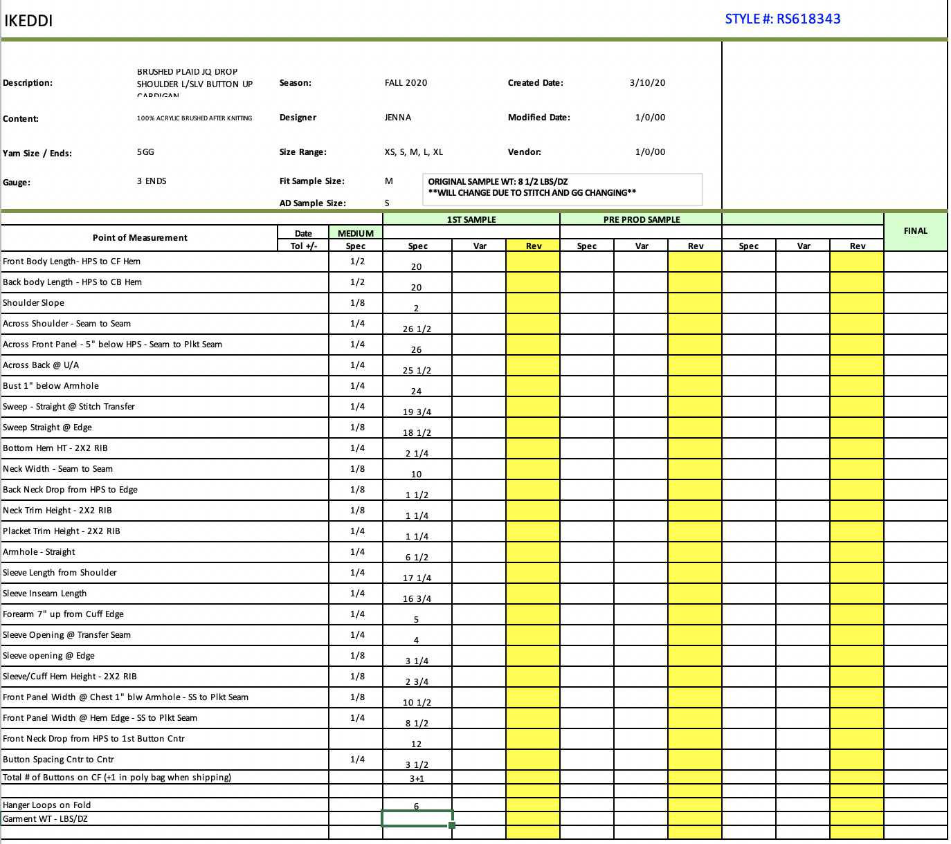 Cardigan Tech Pack — JER