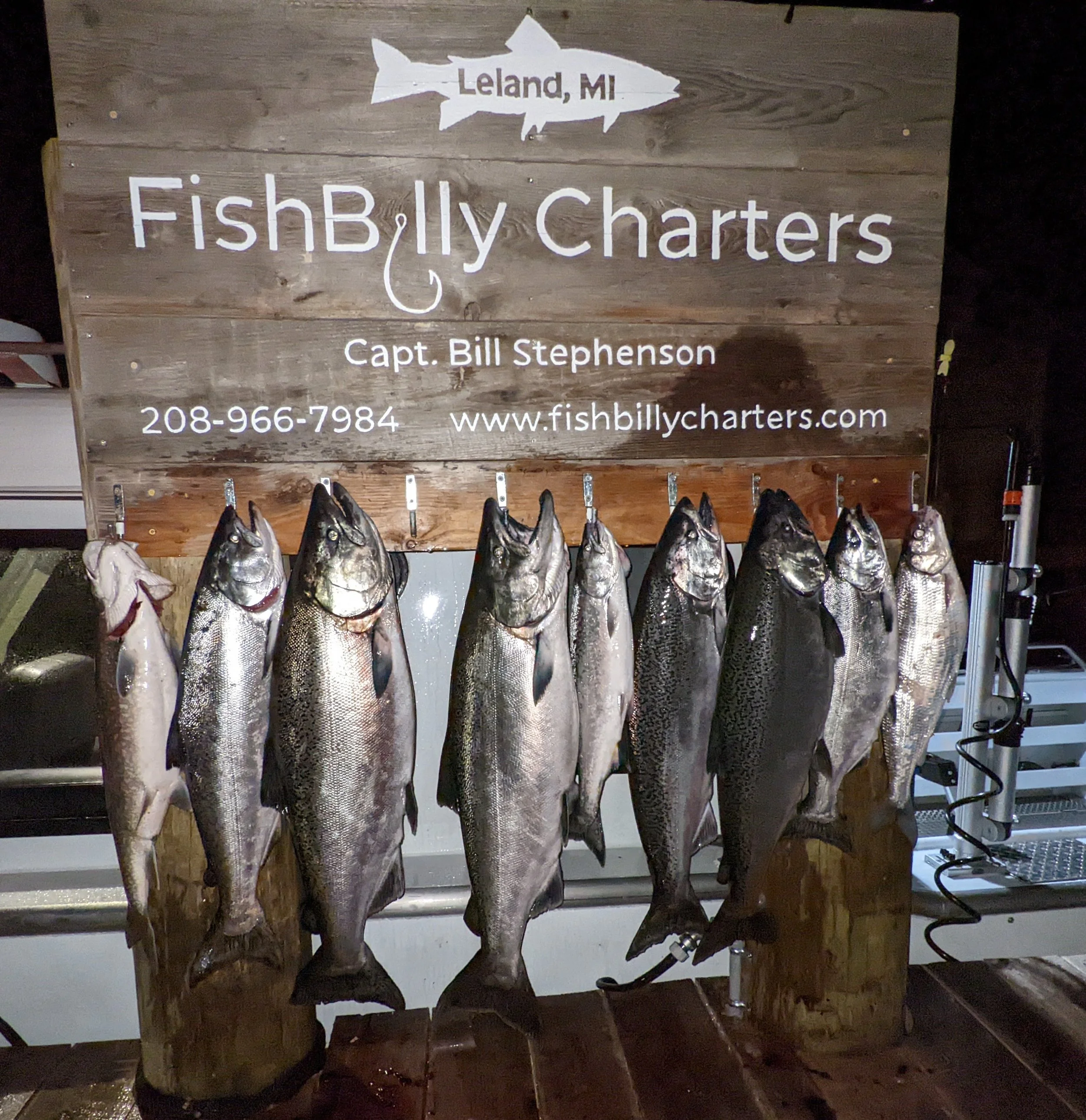 Charter Fishing Leland Michigan FishBilly Charters - Charter Fishing ...