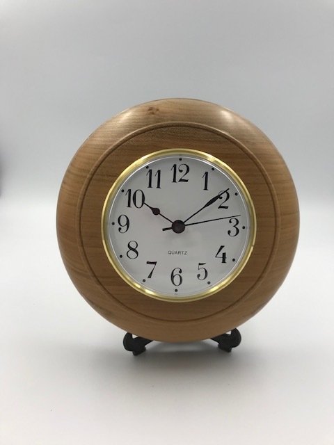 Wooden Clocks - Handcrafted Wood Turned Clocks — FRED O'MAHONY WOODTURNING
