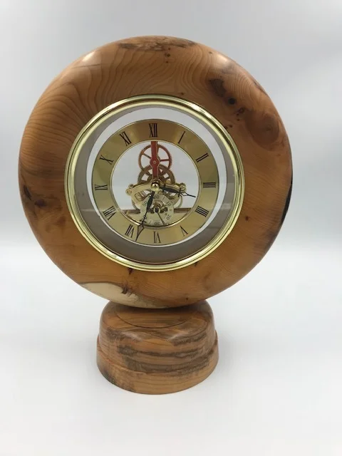 Wooden Clocks - Handcrafted Wood Turned Clocks — FRED O'MAHONY WOODTURNING