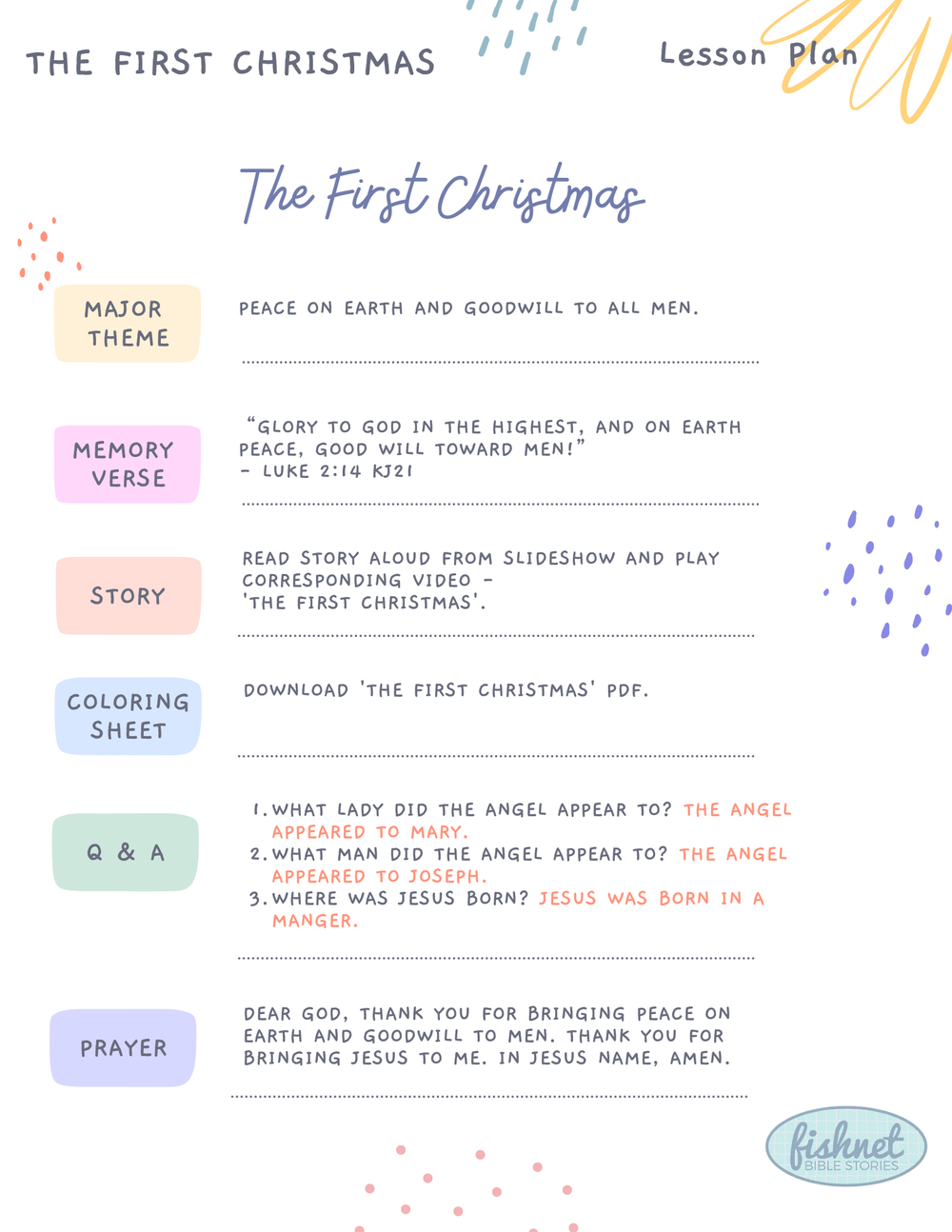 The First Christmas