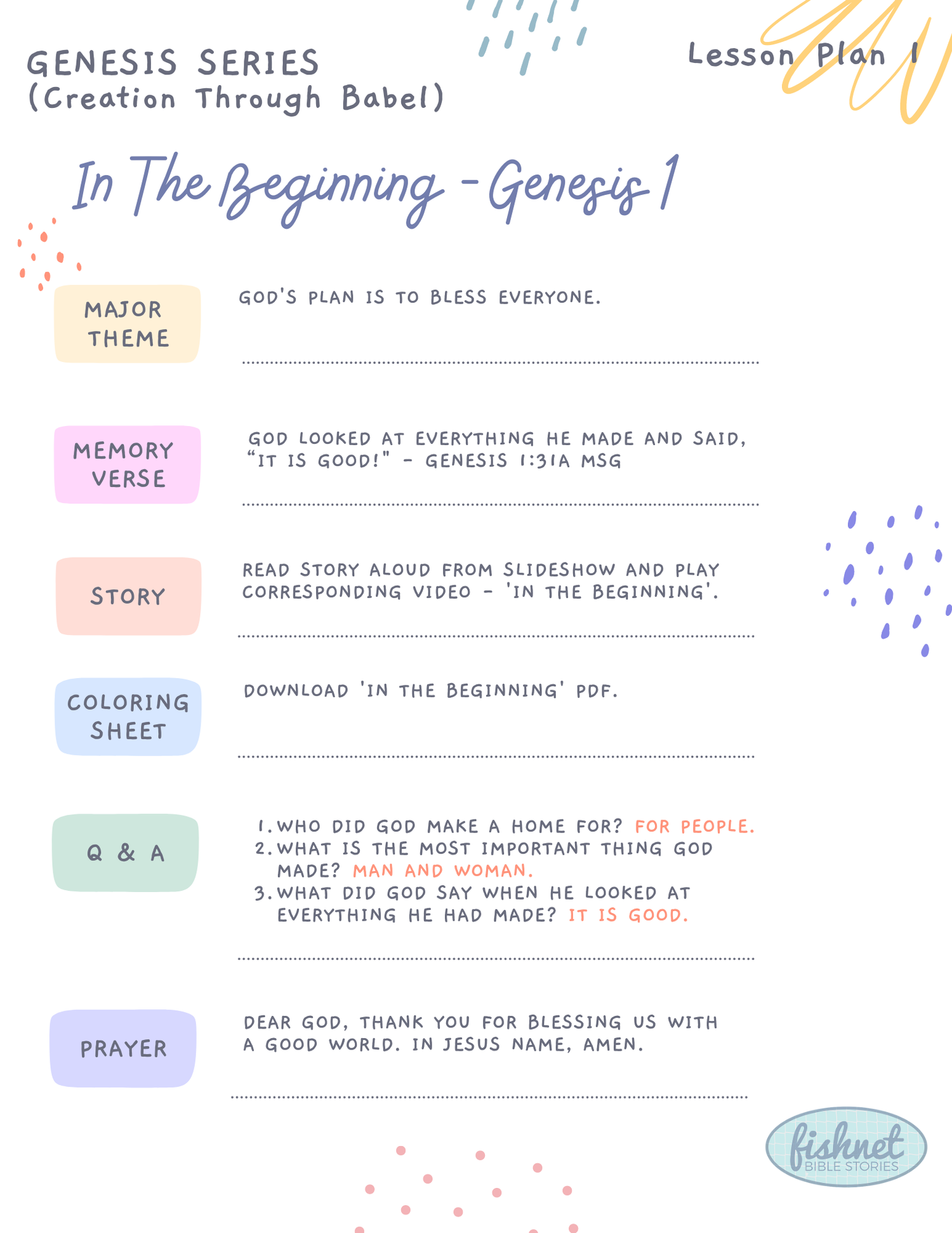 In the Beginning