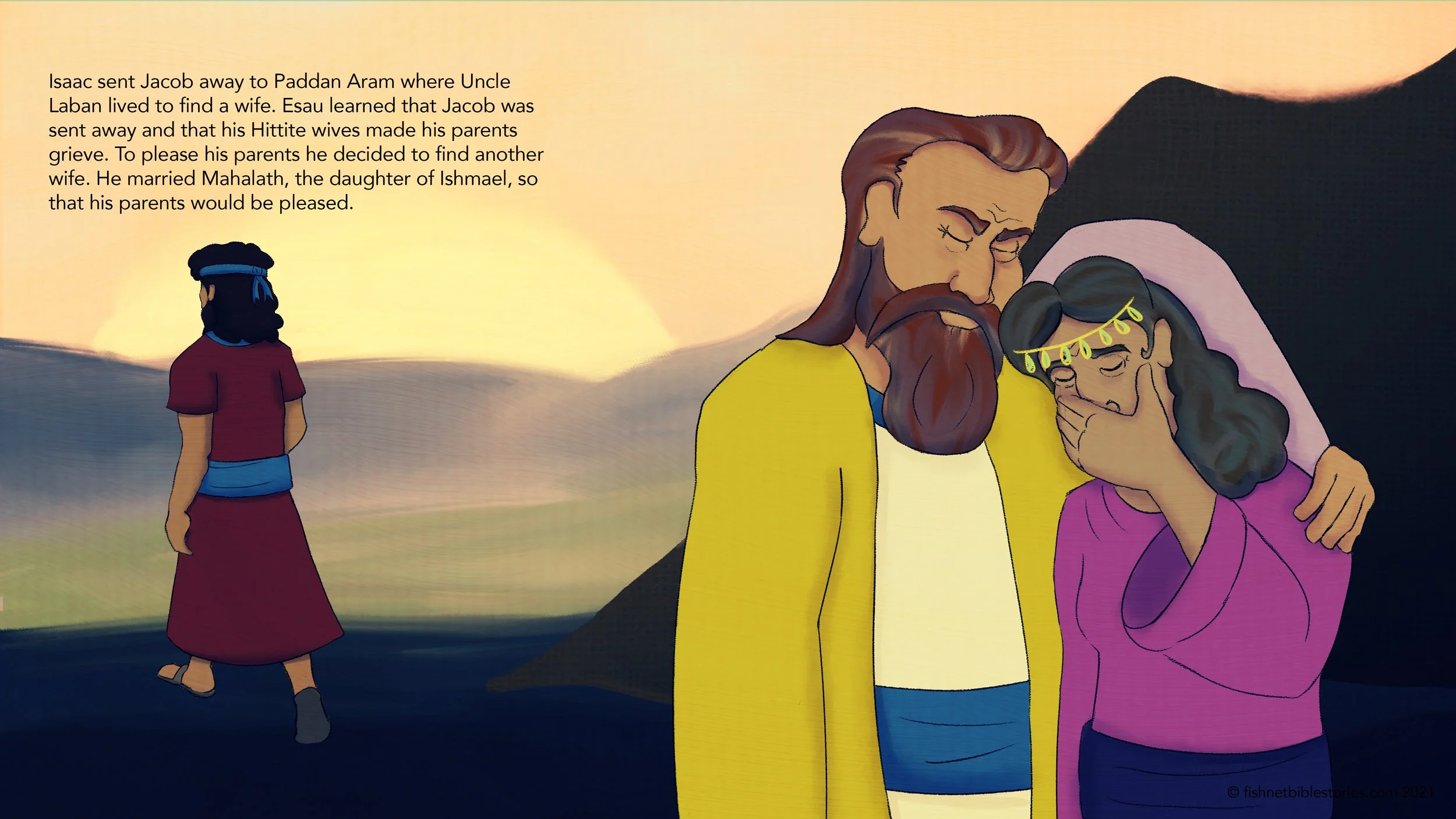 Jacob Runs From Esau