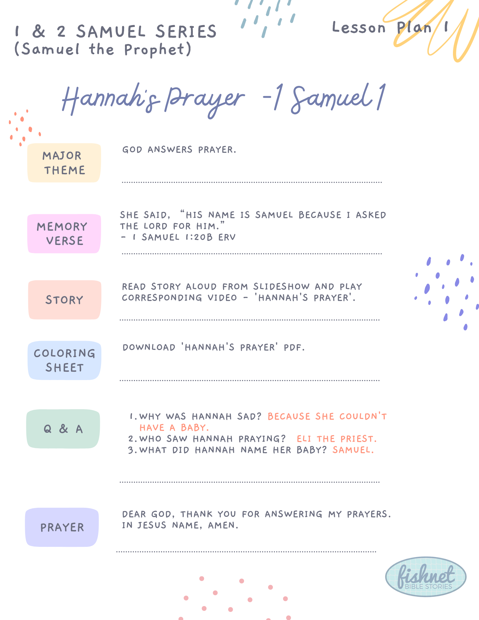 Hannah's Prayer