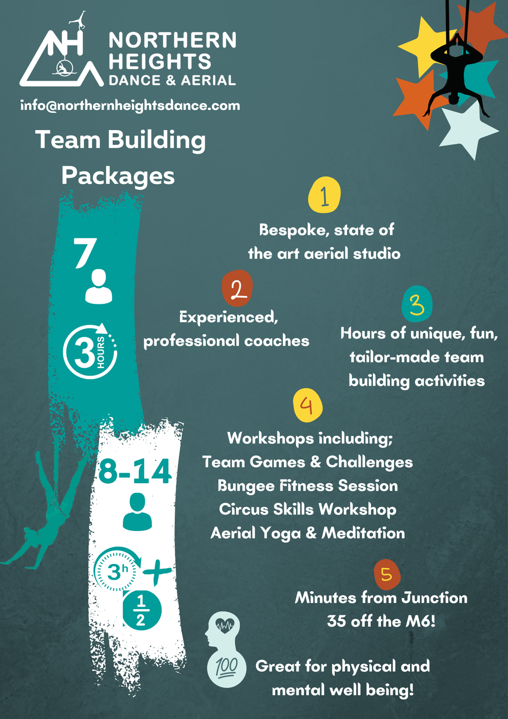 Team Building Events Northern Heights Dance & Aerial Home Page ...