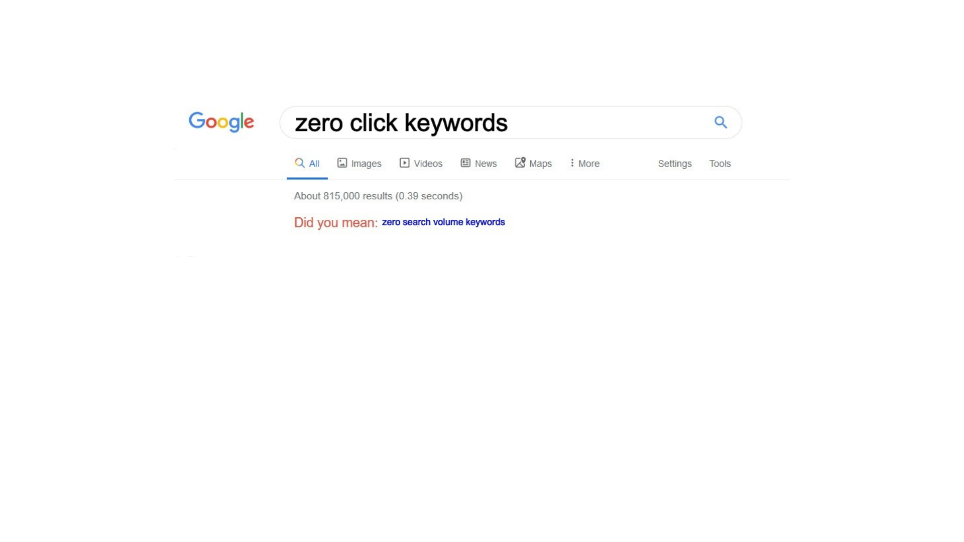 Zero-click keywords vs zero-search volume keywords: which is better for ...