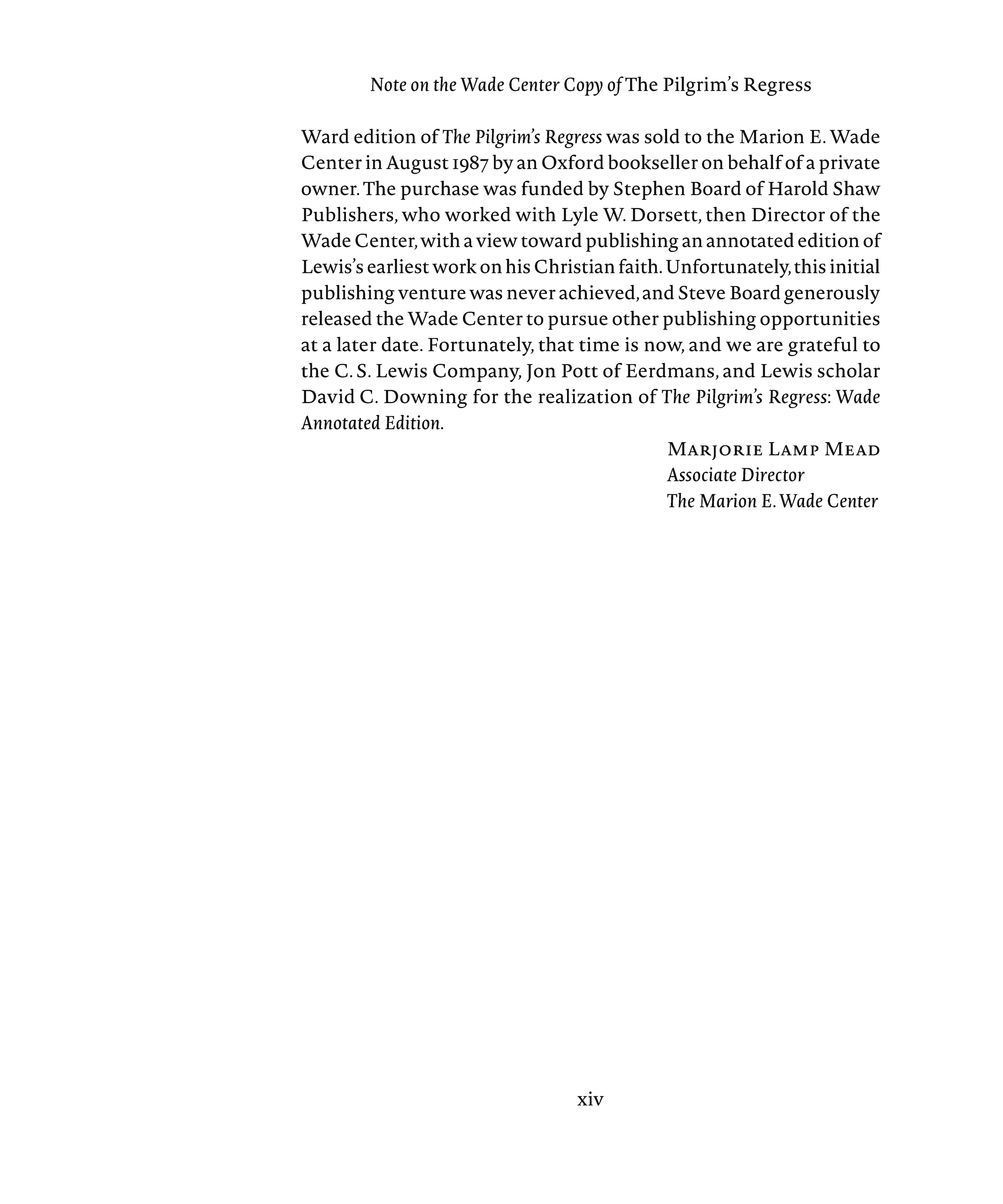 Lewis, The Pilgrim's Regress, annotated edition — KW Book Design