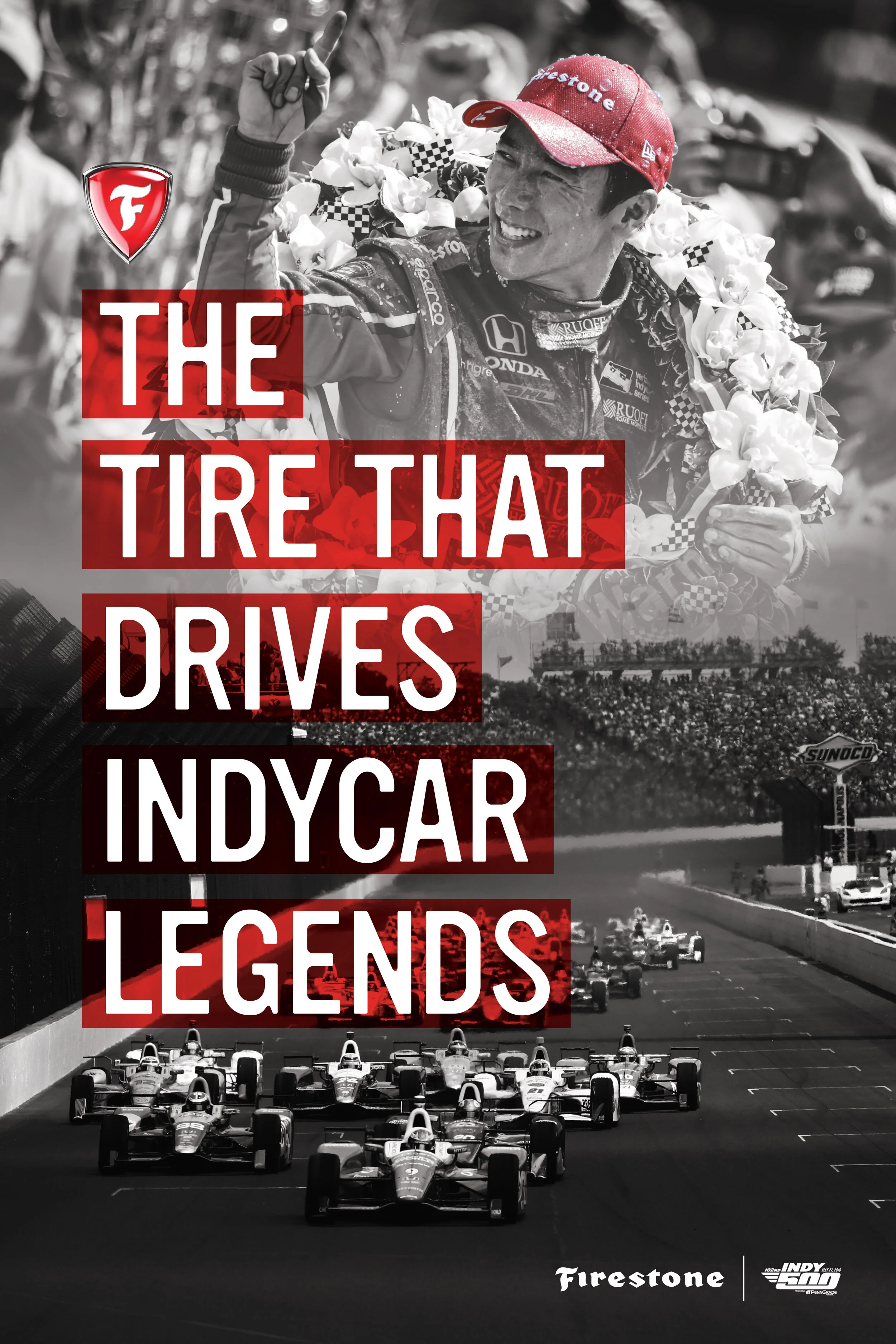 Indy 500 Poster — Chris Thomas