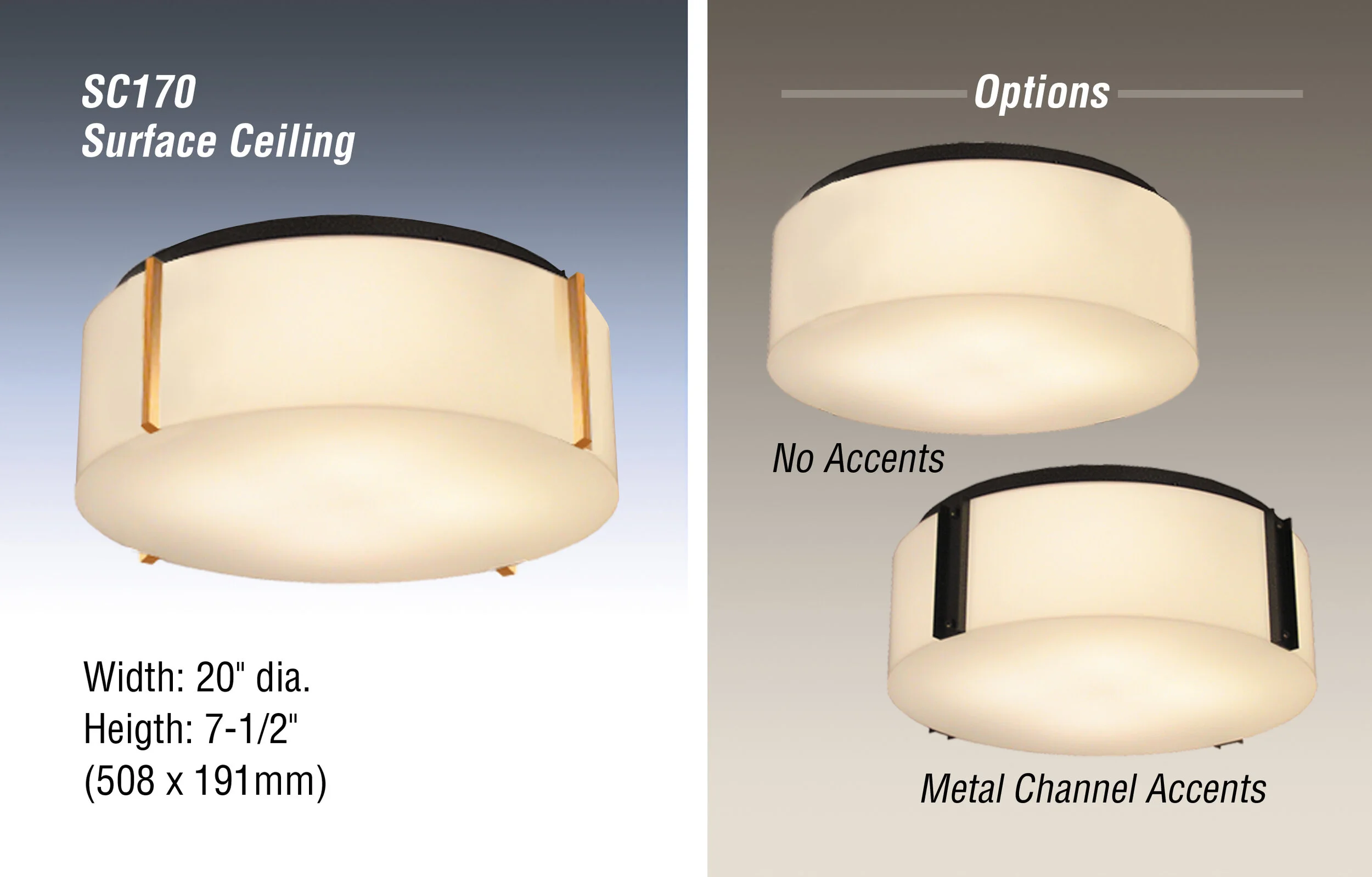 SC170 Surface Ceiling - Cole Lighting — Cole Lighting
