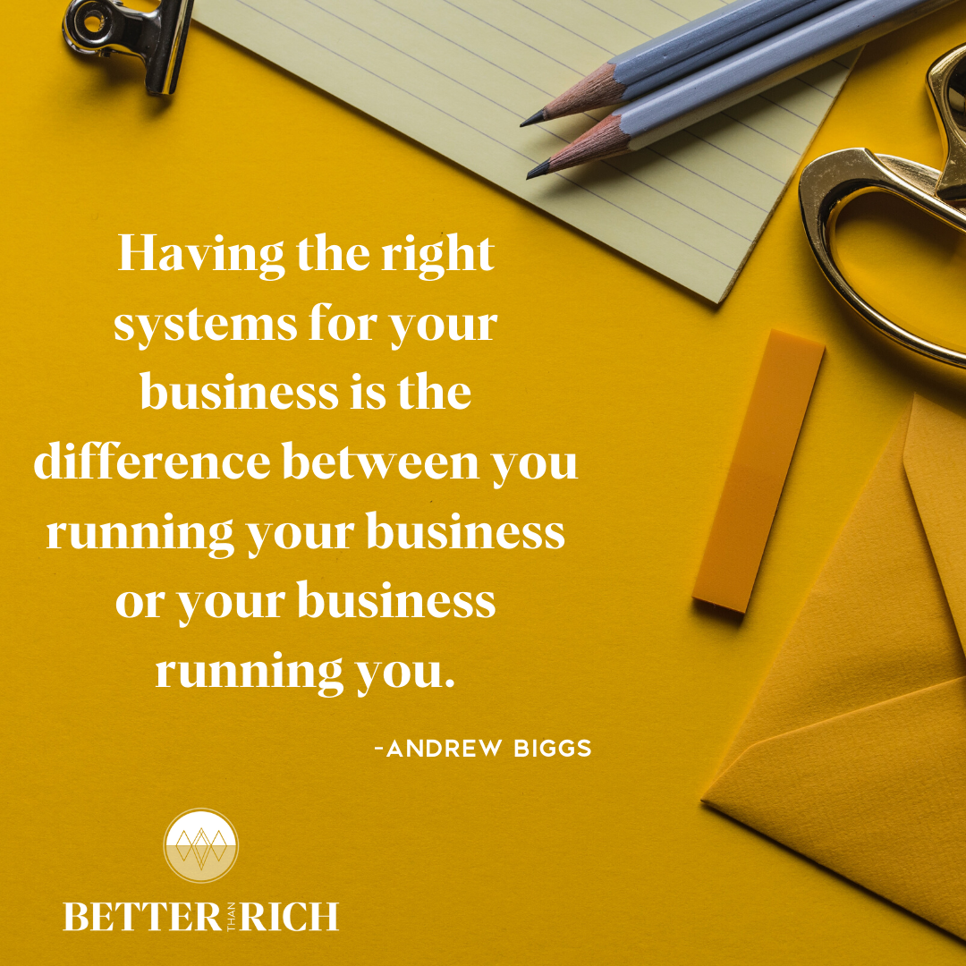 How to Create Systems for Your Business - Better Than Rich