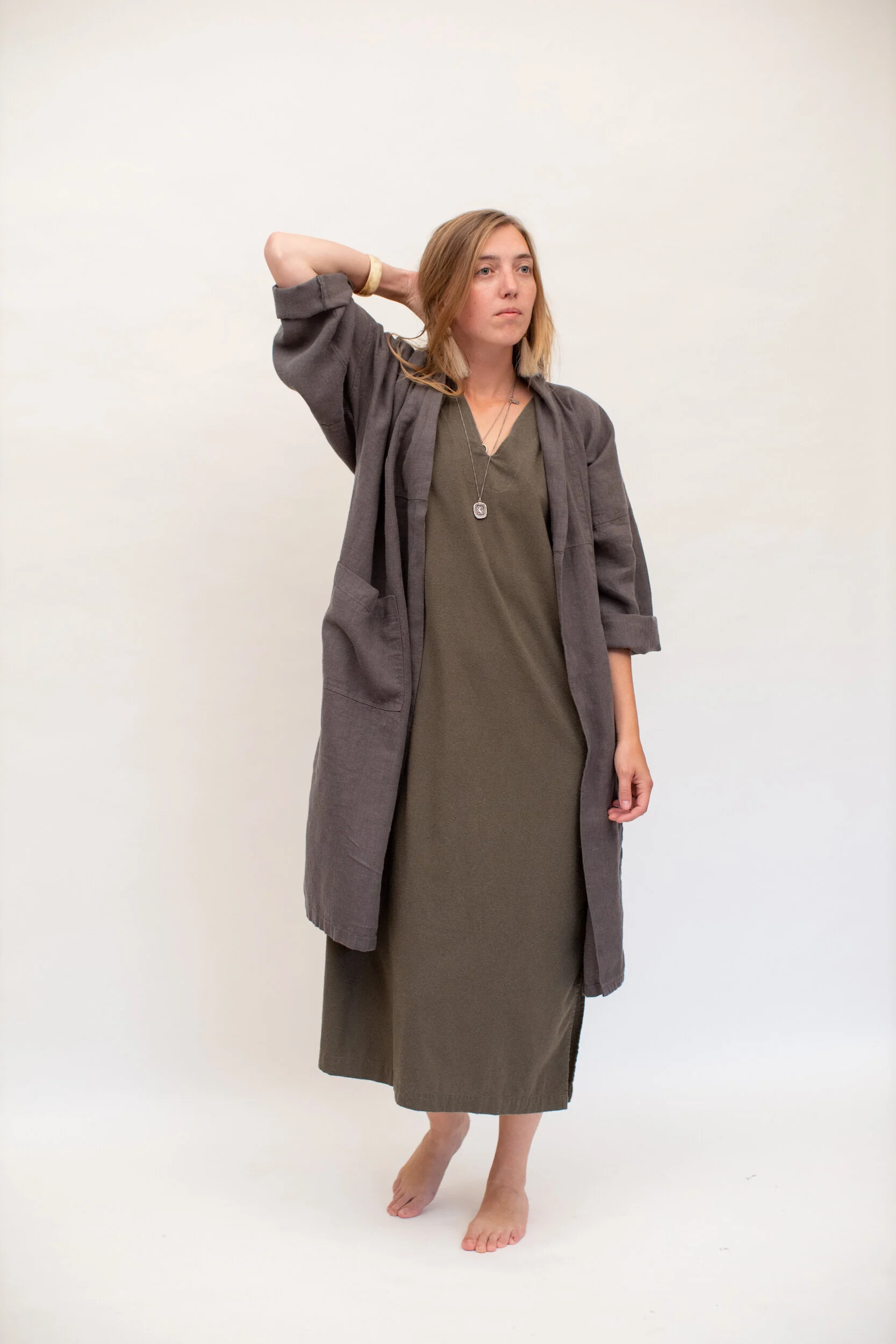 HIPPARI #3 - heavyweight linen — Moss Grey Atelier