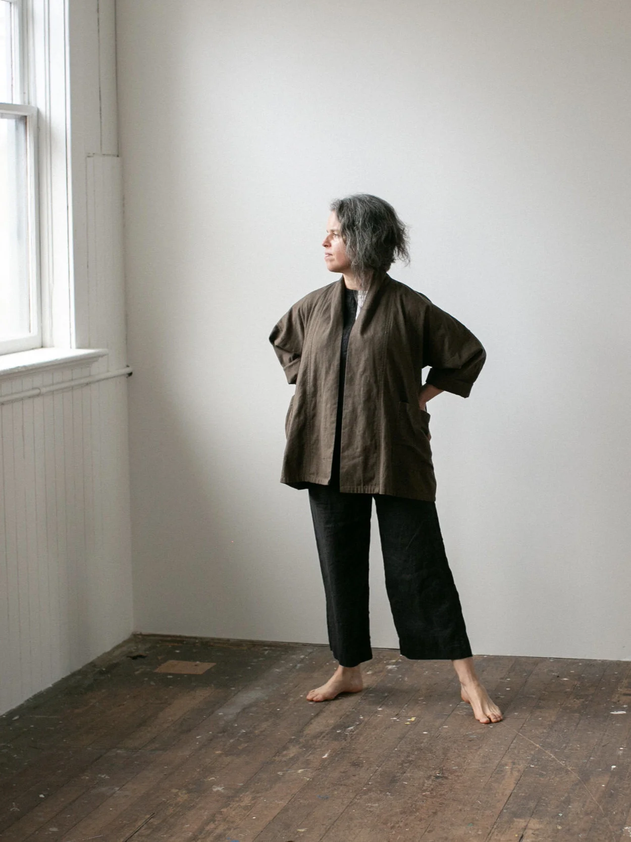 HIPPARI #3 - heavyweight linen — Moss Grey Atelier