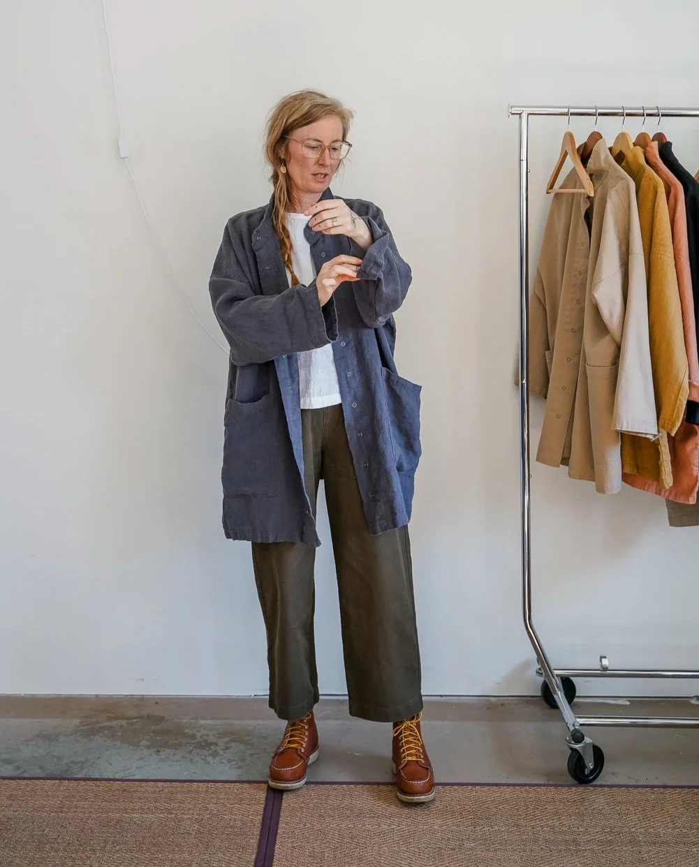 HIPPARI #3 - heavyweight linen — Moss Grey Atelier