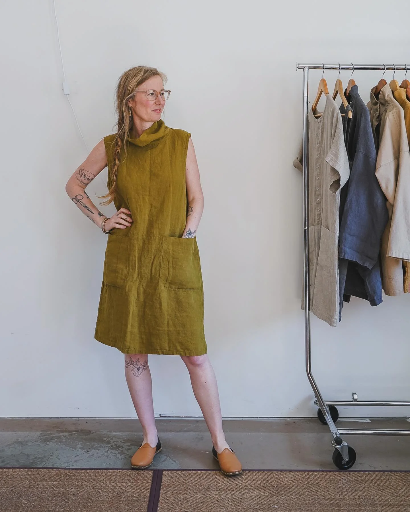 HIPPARI #3 - heavyweight linen — Moss Grey Atelier