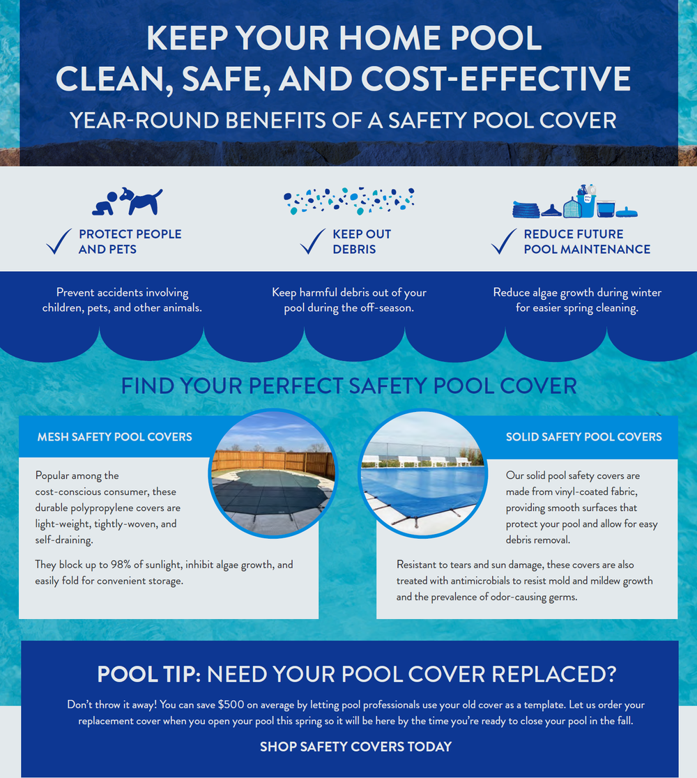 Latham Safety Covers — Spartan Pool & Patio