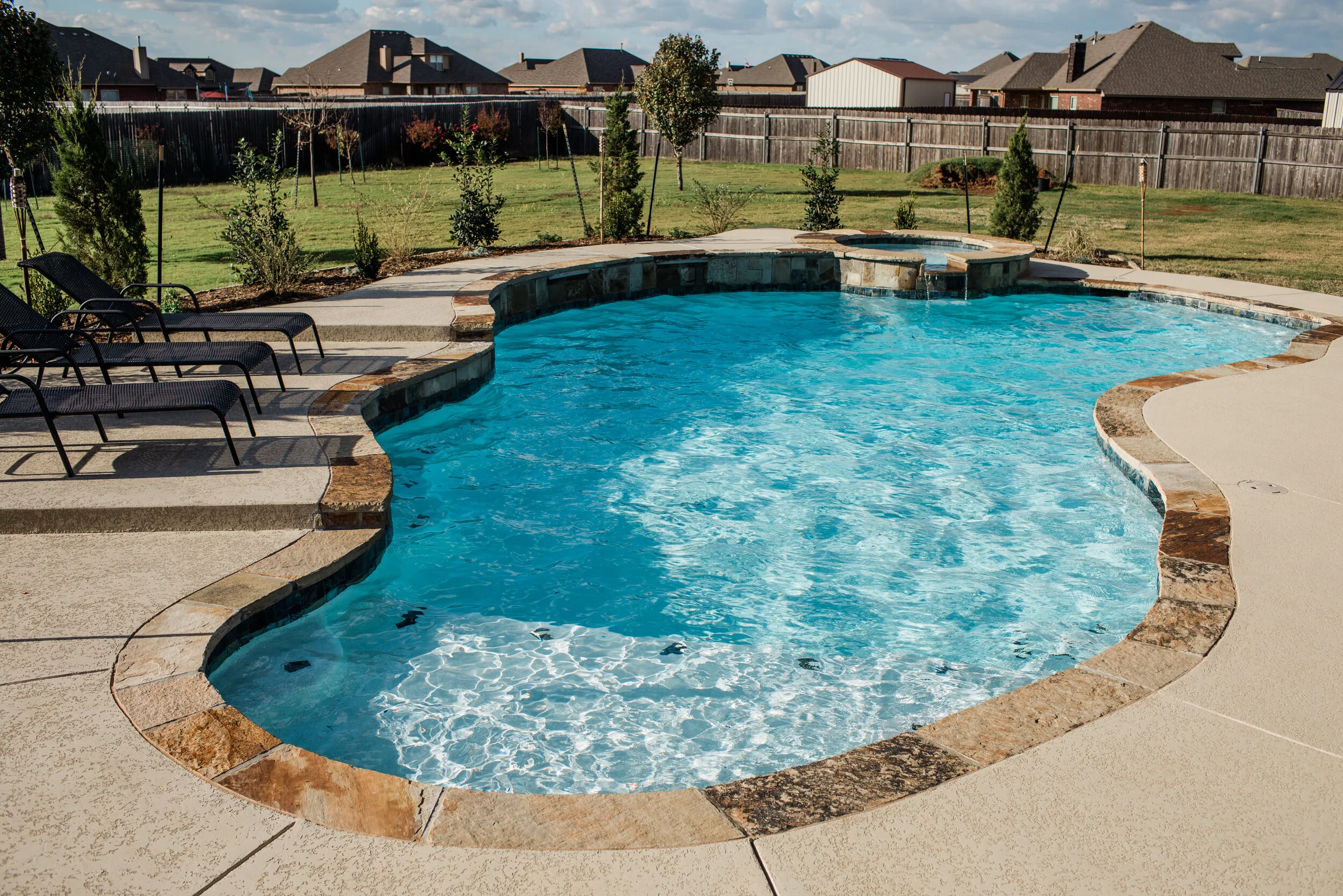 Backyard With Pool High Resolution