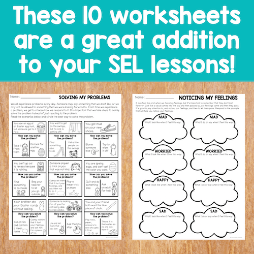 SEL & Social Skills Parent Handouts