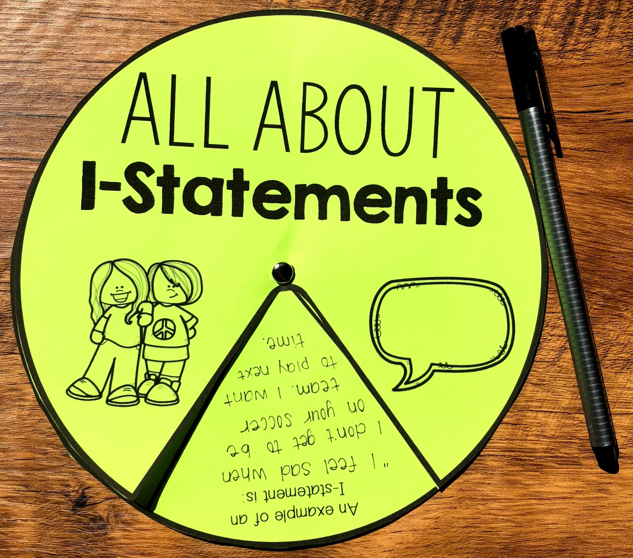 I-Statement Activities For Kids
