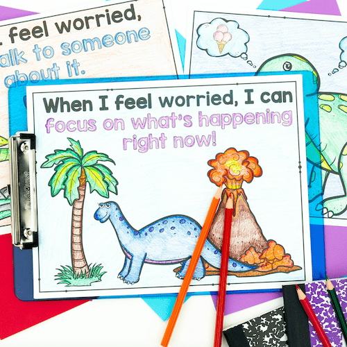 Worry And Anxiety Interactive Notebook Activities