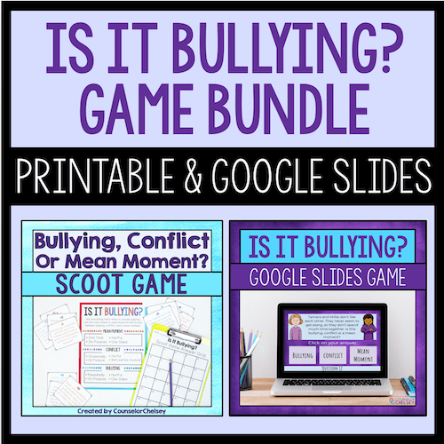 Types Of Bullying Google Slides Game