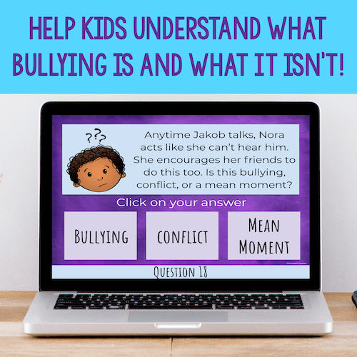 Types Of Bullying Google Slides Game