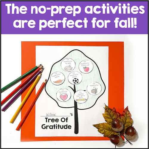 Fall Themed Mindfulness Activities