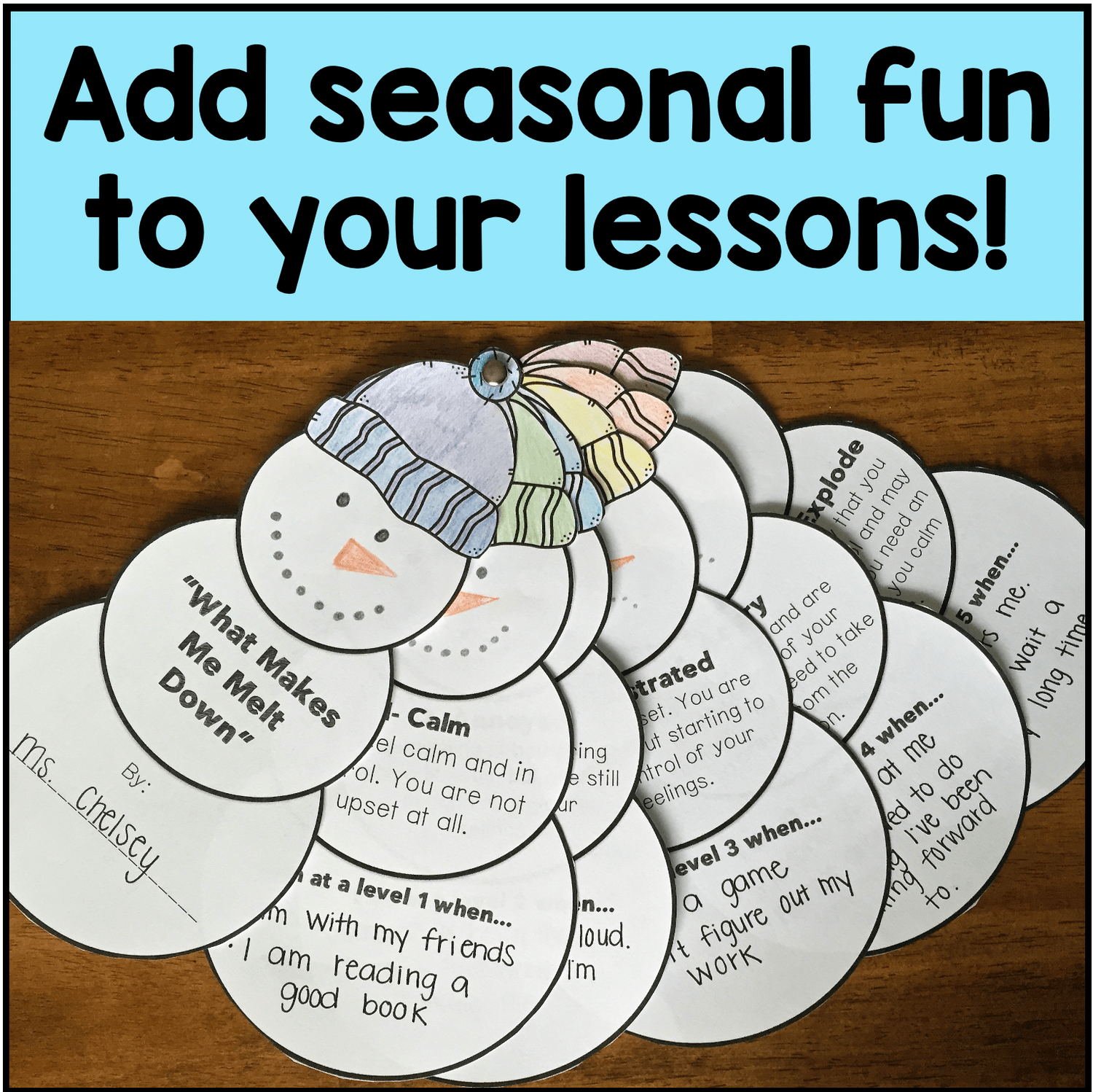 Growth Mindset Game For Kids - Winter Themed