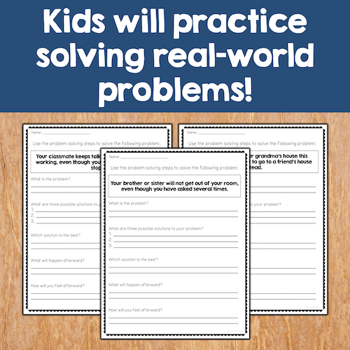Relationship Skills SEL Worksheets For Kids