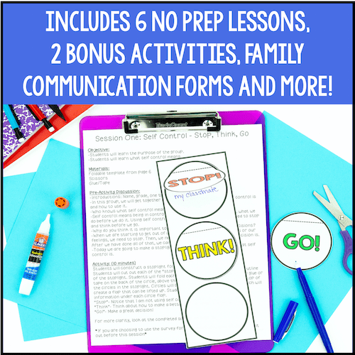 Self-Esteem Small Group Counseling Curriculum